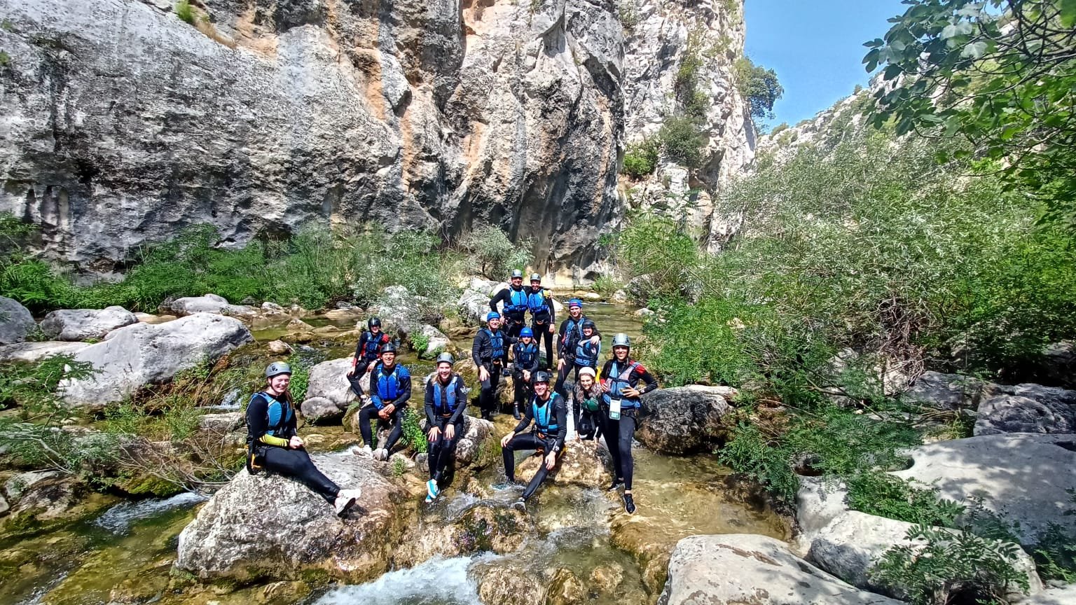Canyoning on River Cetina | 50€ per person - Malduk Adventures Croatia ...
